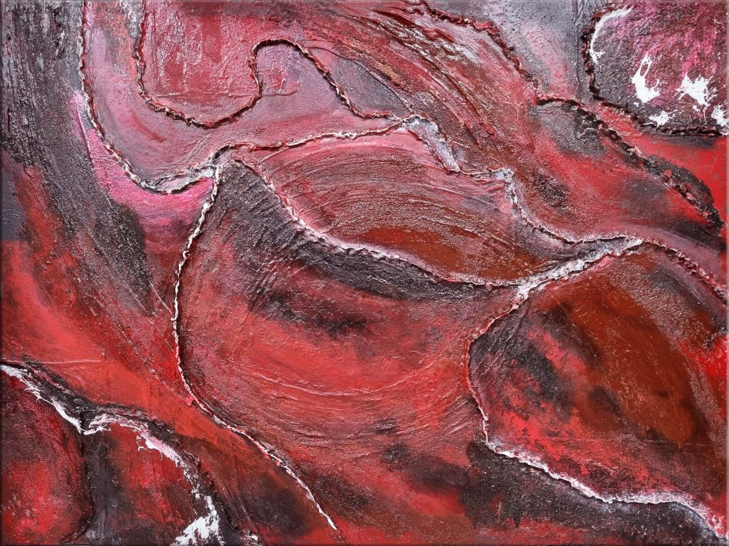 Modern Abstract Art for Melbourne Interior Design |'Uralu Rustic Red ...