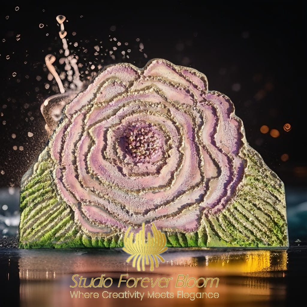 Pink May Rose Perfume Canvas Art | Elegant Large Still Life Rose ...